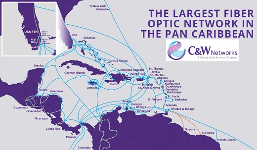 C&W Networks aumentó en diez veces cable submarino CFX-1 que conecta E ...