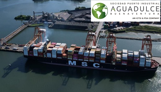 A Puerto Aguadulce llegó el buque MSC Chiyo, de de Mediterranean ...