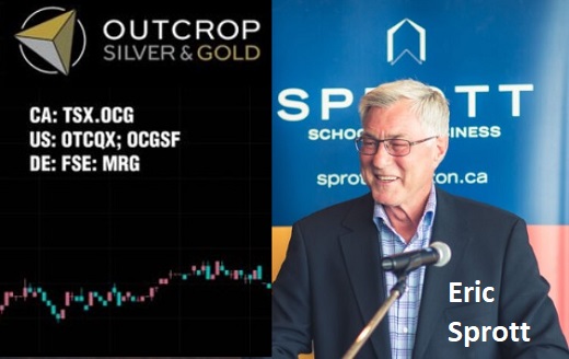Eric Sprott, “El Mago de Bay Street”, inyectó US$3,7 millones a Outcrop Silver, dueña del ...