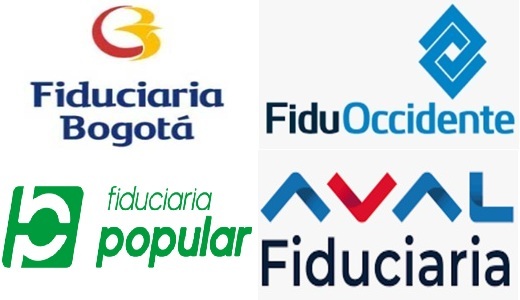 Fiduciarias Bogotá, de Occidente, Popular y Aval (del Grupo Aval) se ...